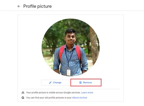How To Remove Profile Photo From Google Account Beebom