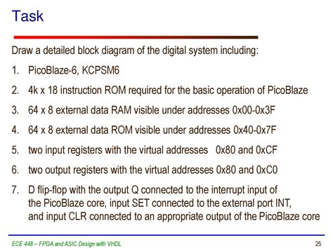Lecture 16 PicoBlaze I O Interrupt Interface Ppt Download