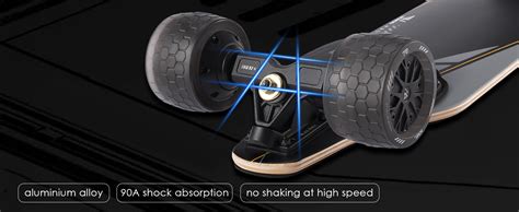 Amazon.com : WOWGO Electric Skateboards Longboard with Top Speed 29MPH Dual 550W Motors for ...