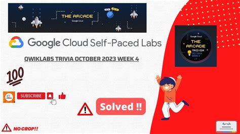 Qwiklabs Trivia October 2023 Week 4 Youtube