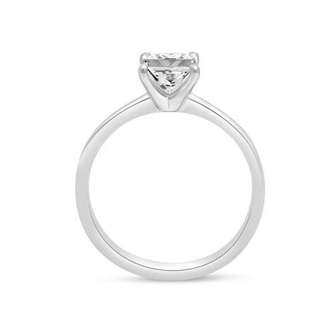Princess Shape Diamond Engagement Ring Reve Diamonds