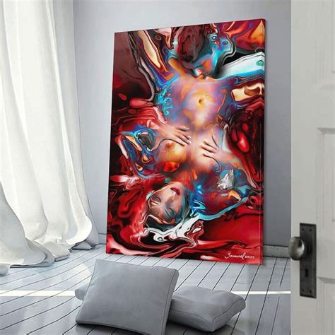 Abstract Sexy Poster Oil Painting Print Art Room Aesthetics Erotic Painting Ebay