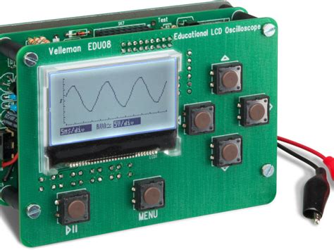 Educational Lcd Oscilloscope Kit Soldering Kit Kiwi Electronics