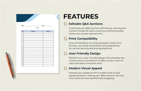 Blank Question & Answer Template in Google Docs, Word, PDF - Download | Template.net