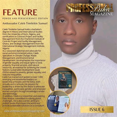 Professionalpulsemagazine Fearlessfebruary Powerandperseverance Caleb Samuel