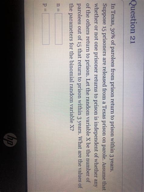 Solved The Random Variable X Representing The Number Of