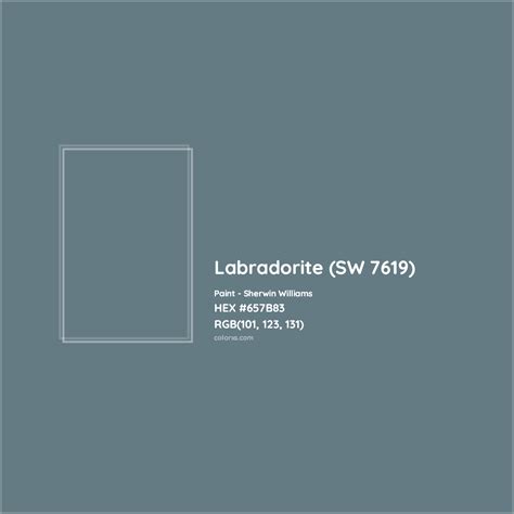 Sherwin Williams Labradorite Sw 7619 Paint Color Codes Similar Paints And Colors