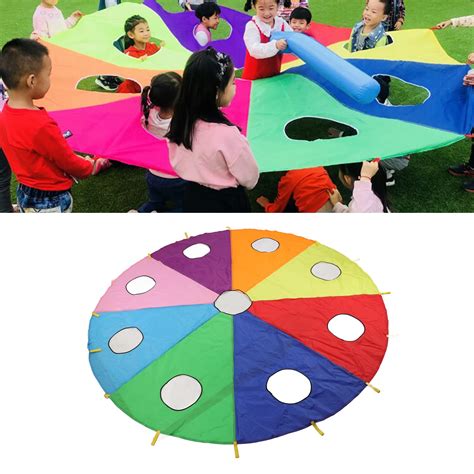 Buy Rainbow Umbrella Parachute Mole Game Outdoor Whack A Mole Umbrella