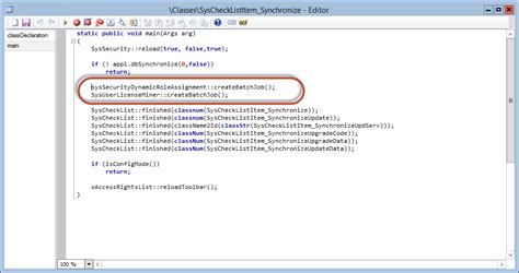 About The Standard Batch Jobs In Ax 2012