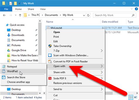 How To Fix The Missing “open With” Option On The Windows 10 Right Click