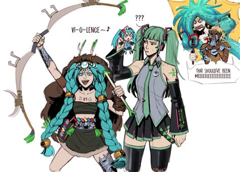 Grace Kim Ryuuna Artemis Hades Hachune Miku Hatsune Miku Scylla