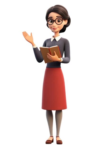 Белый фон мультфильма для взрослых женщин ПНГ Премиум Ai сгенерированное изображение