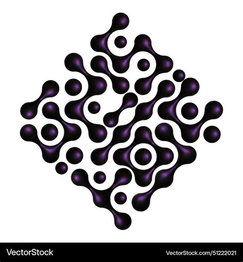 Liquid 3d Morph Balls Composition I Royalty Free Vector