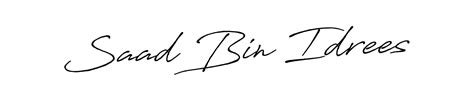 94 Saad Bin Idrees Name Signature Style Ideas Outstanding Autograph