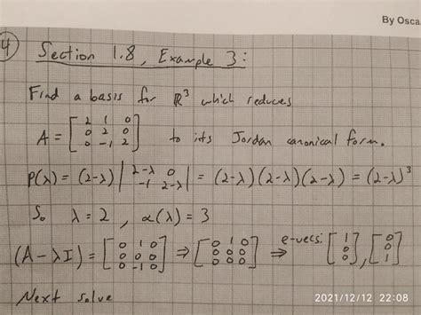 Need Help Finding Generalized Eigenvectors R Askmath