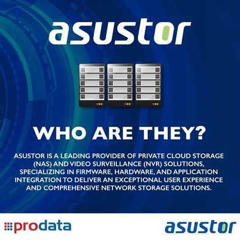 prodata on linkedin asustor datamadeeasy securestorage