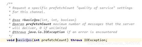 Rabbitmq有关限流qos的理解rabbitmq Qos Csdn博客