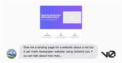 Give Me A Landing Page For A Website About A Not Built Yet Math