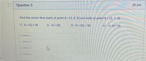 Solved Draw The Vector With Its Initial Point At Chegg