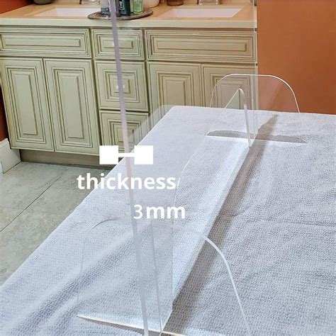 China Clear Acrylic Plexiglass Shield For Counter Plastic Shield