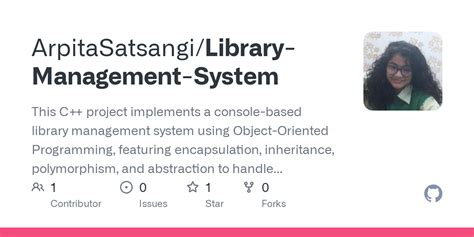 Github Arpitasatsangilibrary Management System This C Project Implements A Console Based