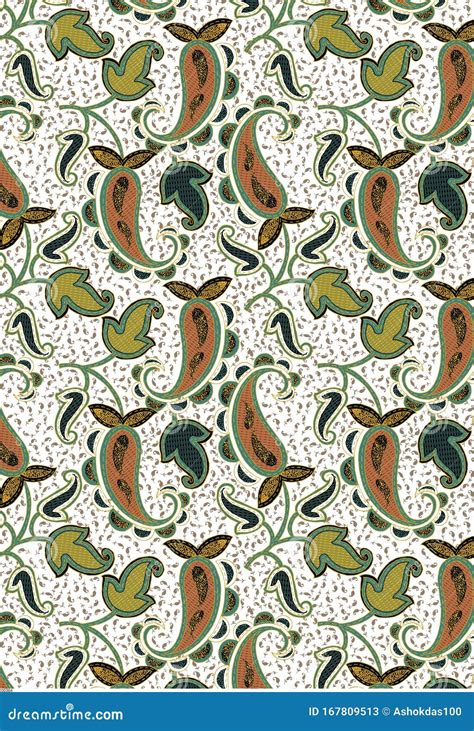 Mango Pattern Design Background For Print Stock Illustration