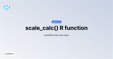 Scalecalc R Function From Ggthemes R Packages