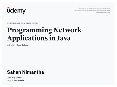 Diving Deep Into Programming Network Applications In Java On Udemy