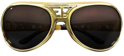 Elvis Presley Tcb Gold Sunglasses Graceland Official Store Shoplook