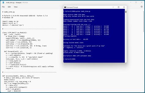 imdb movie review sentiment analysis using an lstm with pytorch james