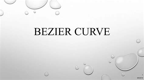Bezier Curve Computer Graphics Pptx