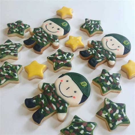 극t 군인 남자친구도 눈물 쏟는 특별한 선물 군인쿠키 만들기 솜씨당