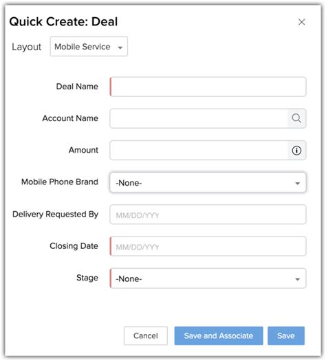 Page Layouts Online Help Zoho Crm