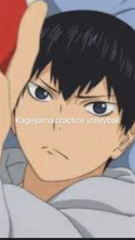Kageyama Throwing Volleyball In Bed Kageyama Anime Volleyball