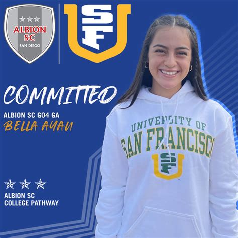 Bella Ayau University Of San Francisco Albion Sc San Diego