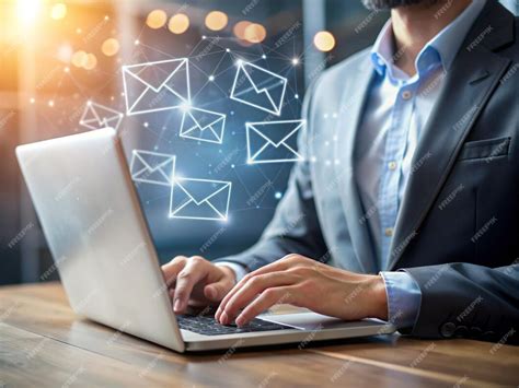 Sending Or Receiving Email Email Marketing Premium Ai Generated Image