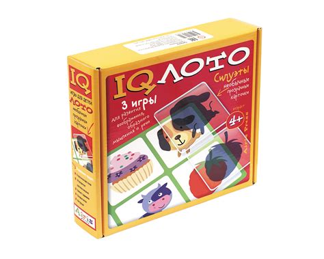 Настольная игра IQ лото. Силуэты купить в Липецке в магазине Знаем ...