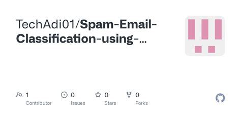 github techadi01 spam email classification using nlp machine learning