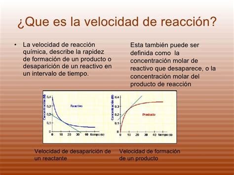 ¿qué Es La Velocidad De Reacción Química Y Ejemplos Qily
