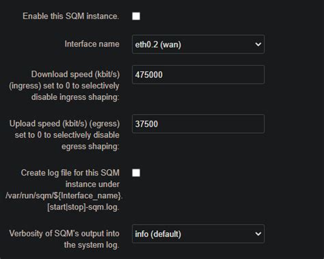 having issues setting up sqm qos r openwrt