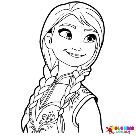 صفحة تلوين آنا وإلسا صفحات تلوين مجانية قابلة للطباعة