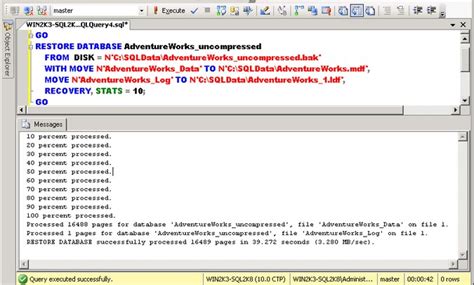 Exploring Database Backup Compression In Sql Server 2008