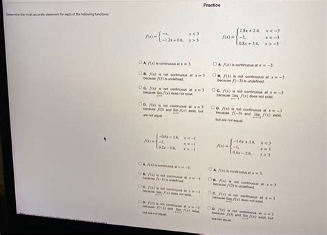 Solved Continuous Functions Afunction X Is Continuous At A