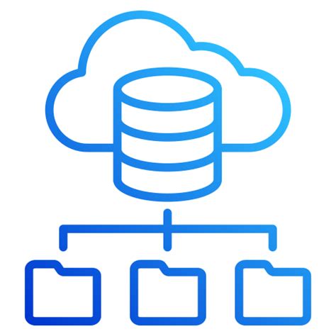 Data Integration Generic Gradient Outline Icon