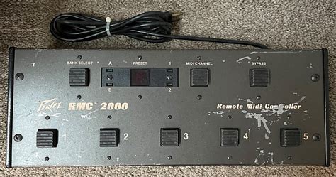 Peavey Rmc 2000 Midi Foot Controller Gray Reverb