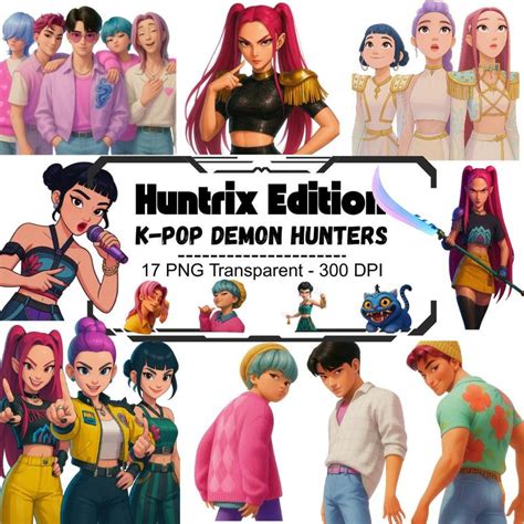 Kpop Demon Hunters Svg Etsy