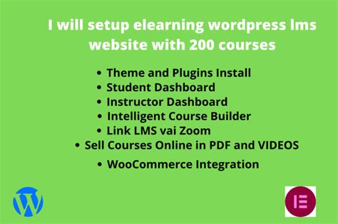 setup elearning wordpress lms website with 200 courses by tofazzal