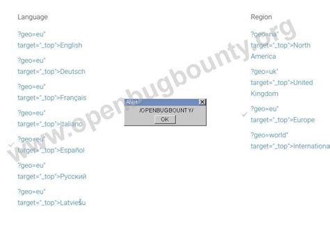 cross site scripting vulnerability obb 609266 open