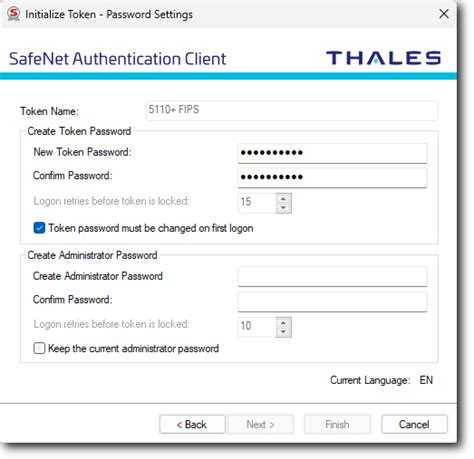 How To Initialize Or Reset A Safenet 5110fips Usb Token Device Password