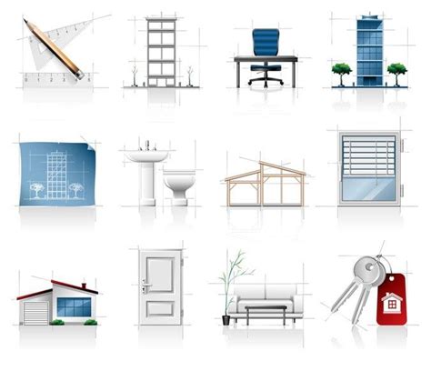 인테리어 건축 스케치 아이콘 Eps Uidownload